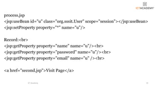 Session 4 - Understanding JAVA Beans.pptx | Web Development | Internet