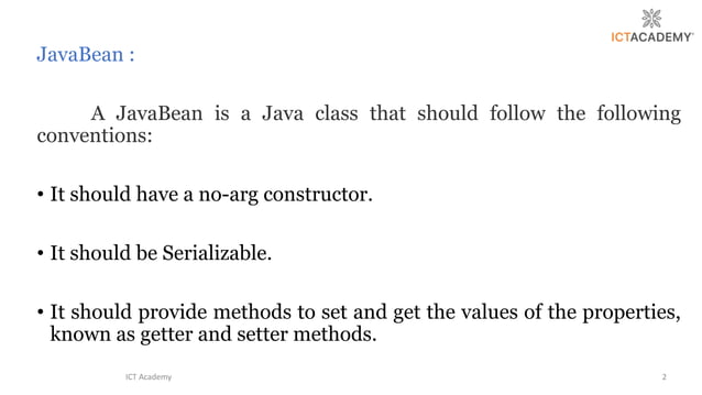 Session 4 - Understanding JAVA Beans.pptx