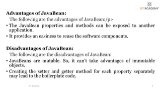 Session 4 - Understanding JAVA Beans.pptx | Web Development | Internet
