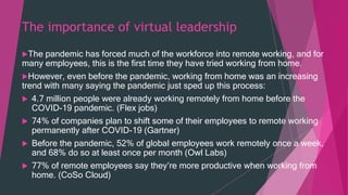 Virtual Leadership and the managing work | PPTX