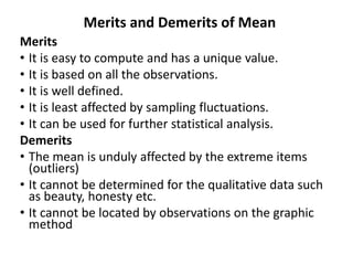 mean median mode 3 | PPTX