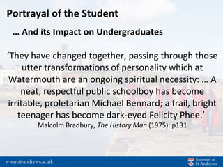 The University Transformed? University Life and the Campus Novel | PPT