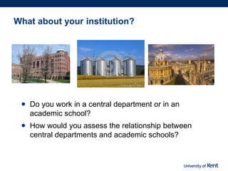 Breaking Down Silos How to bridge the gap between academic departments ...