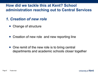 Breaking Down Silos How to bridge the gap between academic departments ...