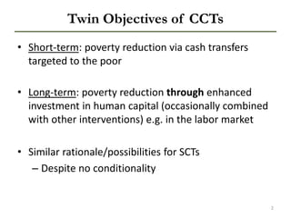 Long-Term Impacts of Conditional Cash Transfers: Review of the Evidence ...