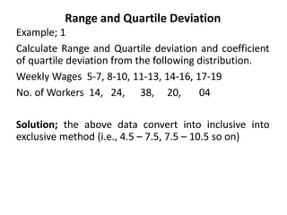 Range, Q.D and Co-efficient 2 | PPT