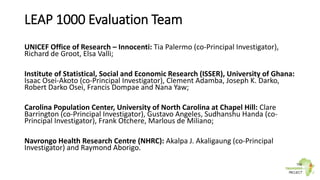 The impact of Ghana LEAP 1000 on NHIS enrolment & morbidity | PPTX ...