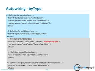 Session 44 - Spring - Part 2 - Autowiring, Annotations, Java based ...