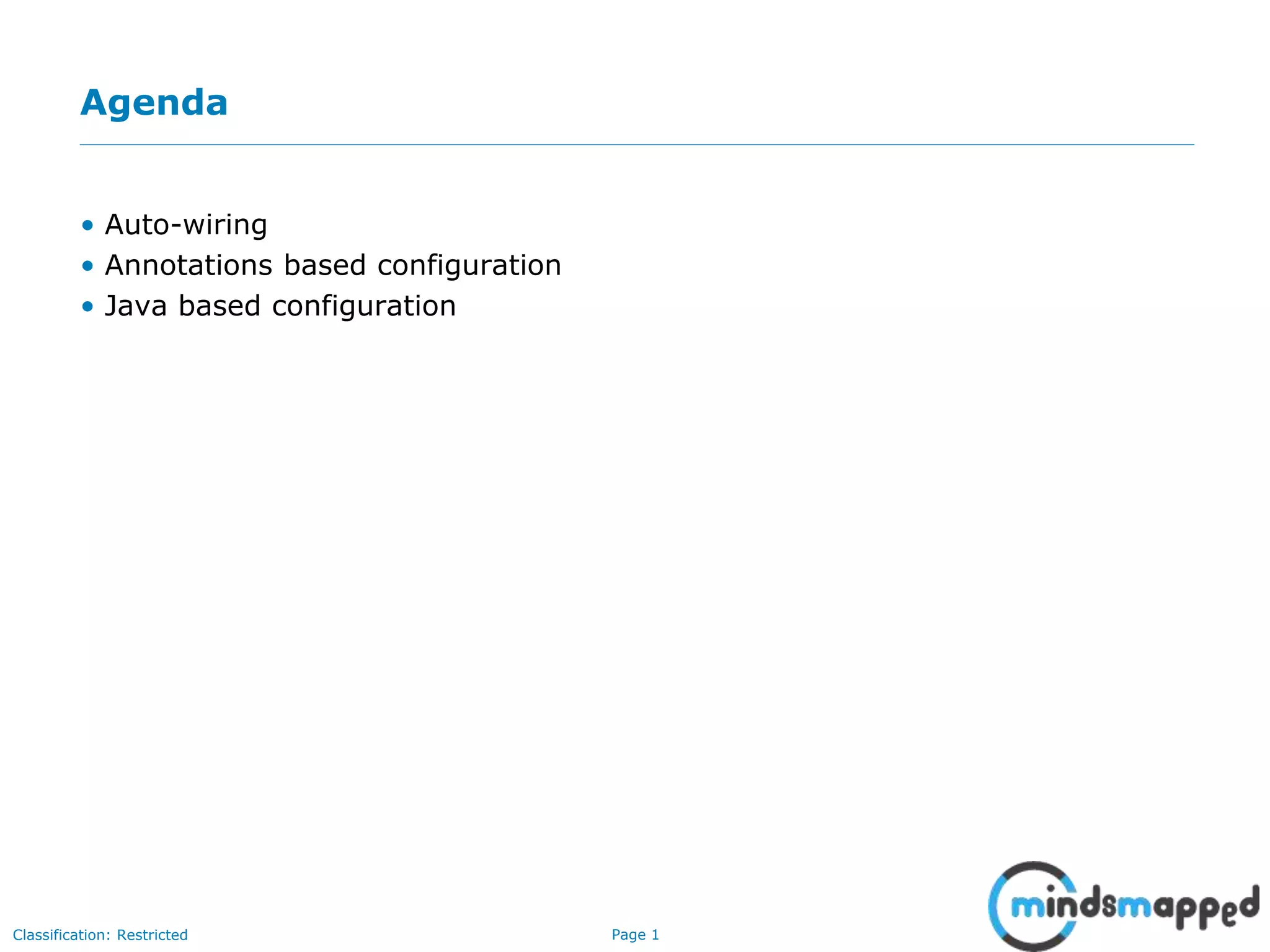 Spring Part 2 Autowiring Annotations Java Based Configuration Slides Ppt