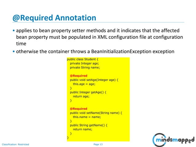 Spring Part 2 Autowiring Annotations Java Based Configuration