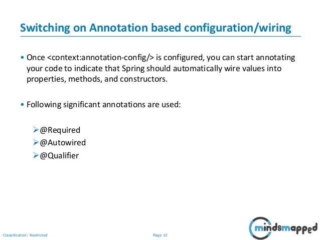 Spring Part 2 Autowiring Annotations Java Based Configuration