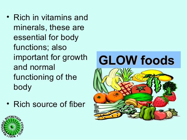 Examples Of Glow Foods Only