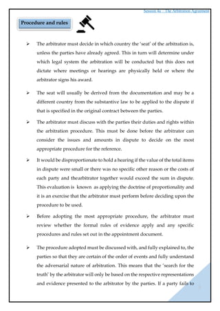 Session 4a - The Arbitration Agreement.pdf | Free Download