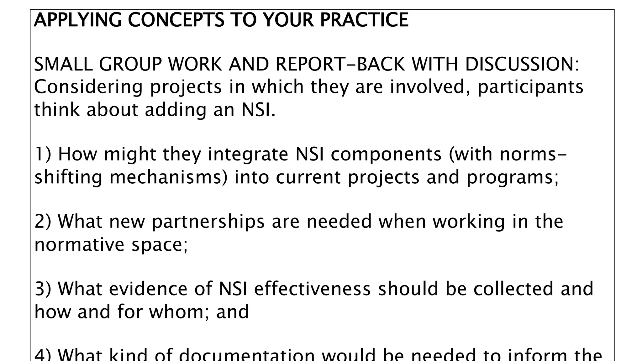 Presentation_Discussion - Norms Shifting Interventions | PPT