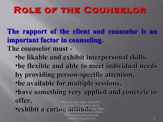 Qualities and Attributes of a Good Counselor | PPT