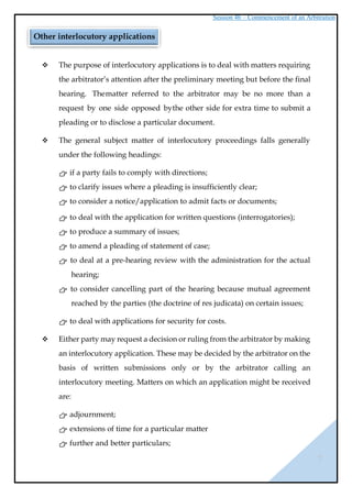 Session 4b - Commencement of an Arbitration.pdf