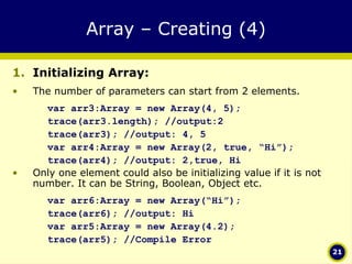 Actionscript 3 - Session 4 Core Concept | PPT