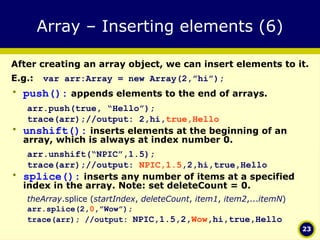 Actionscript 3 - Session 4 Core Concept | PPT
