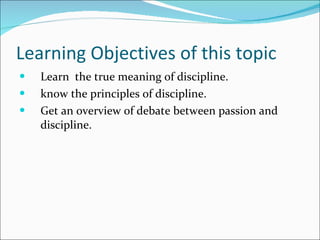 Session 4 discipline ( SMS ) | PPT