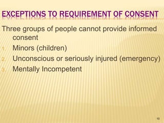 Session 4 informed consent and confidentiality | PPTX