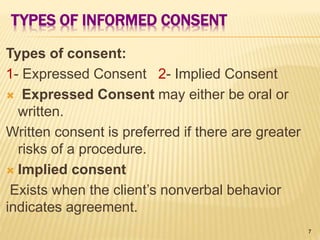 Session 4 informed consent and confidentiality | PPTX