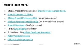Android Study Jam 2021 Session 4 slides | PPT