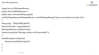 Session 4 Try with Resources and Custom Exception.pptx
