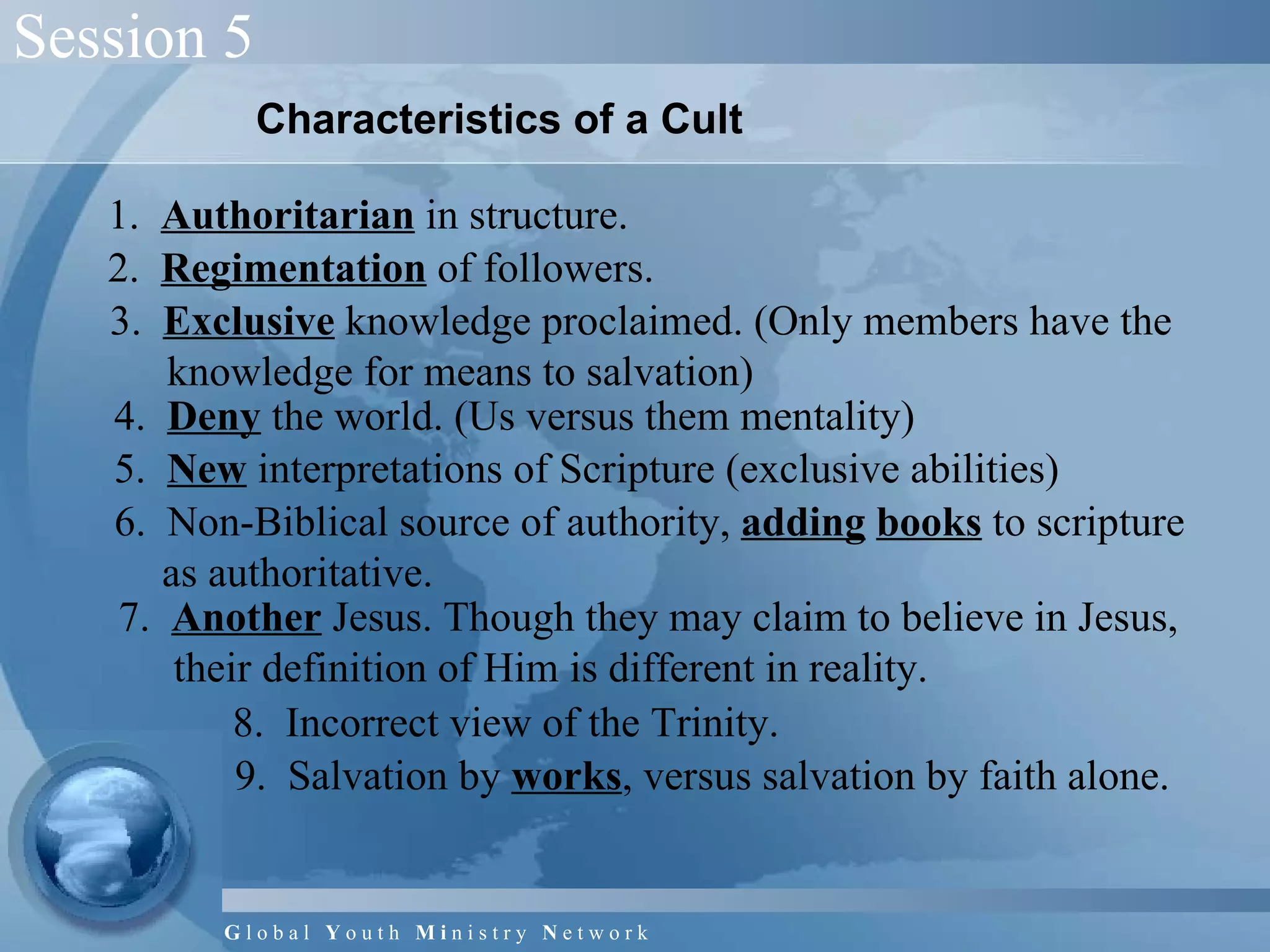 Youth and Cults | PPT