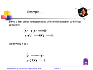 first order system | PPT