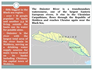 Bilateral agreement between Moldova and Ukraine in the Nistru (Dniestr ...