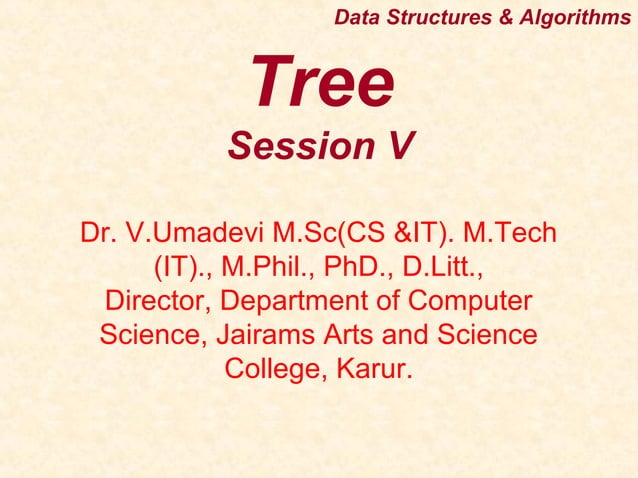 Data Structures 5 | PPT