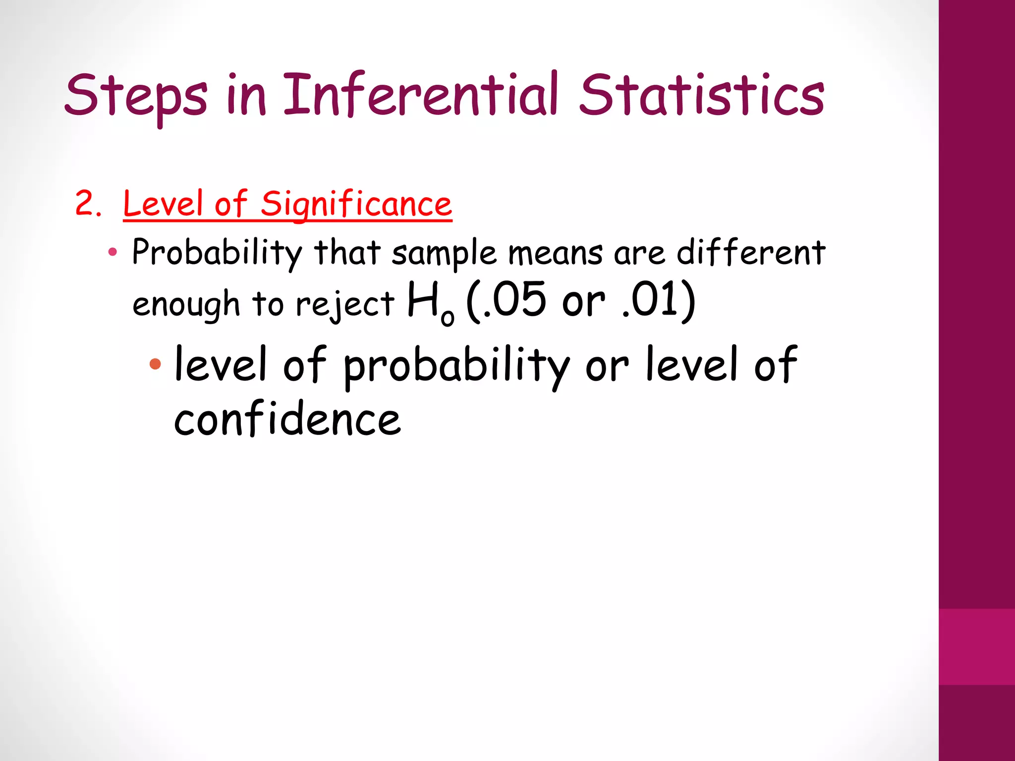 Inferential Statistics | PPTX