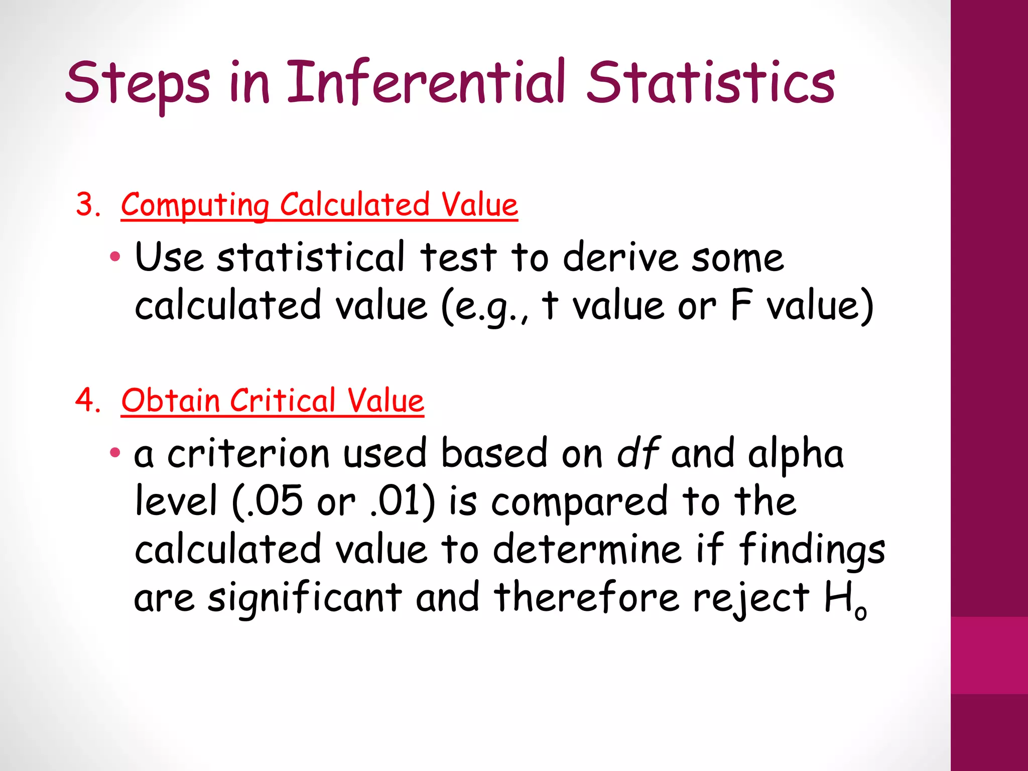 Inferential Statistics | PPTX