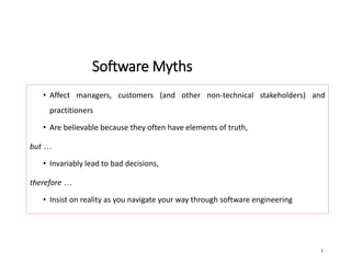 Software Myths | PPTX