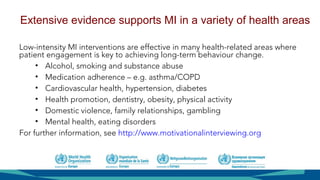 Session 5 Motivational Interviewing Unlocking The Patient S Own