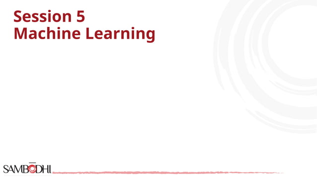 Overview of machine learning algorithms and their applications | PPTX