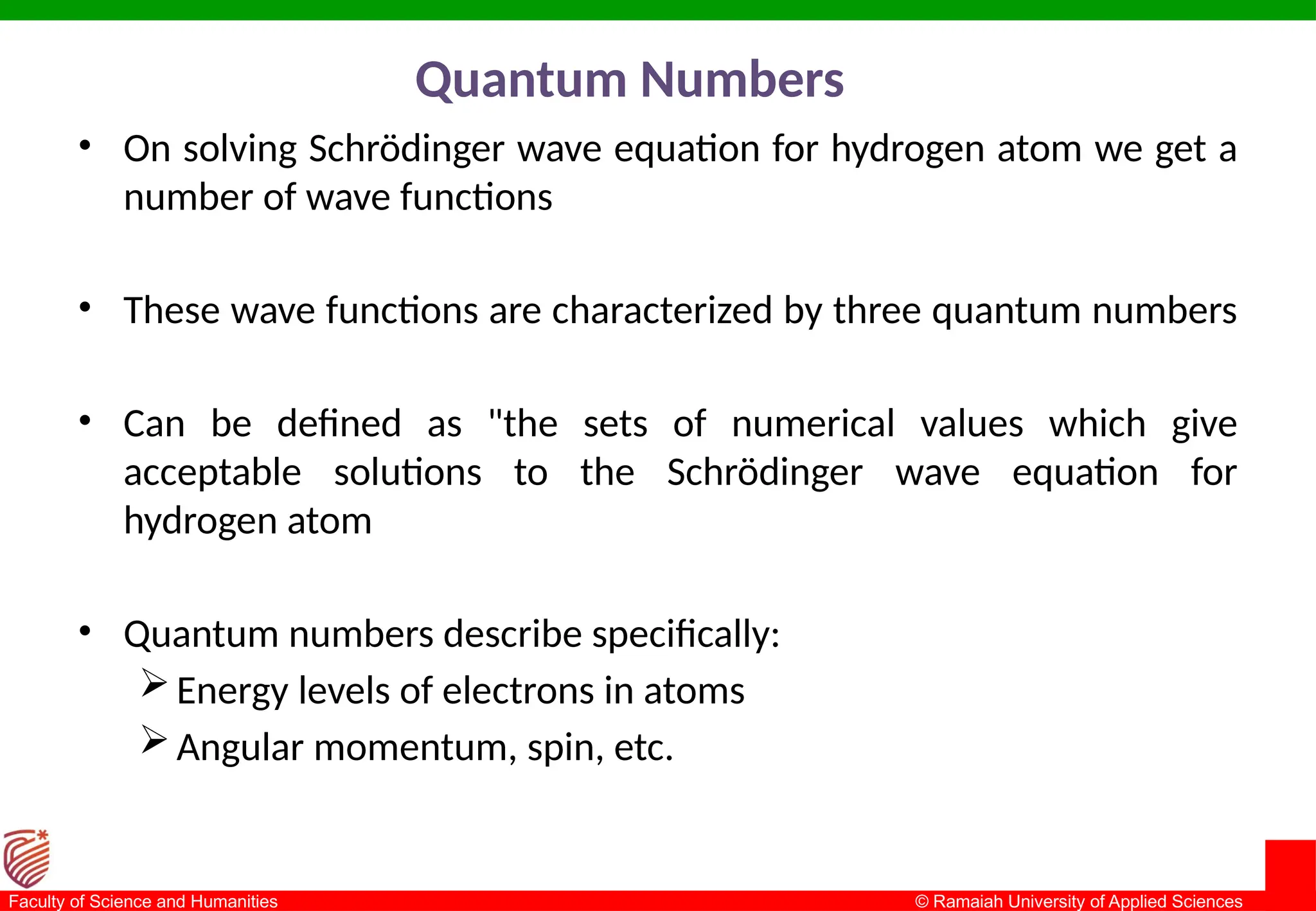 Session 5.pptx, chemistry, quantum numbers | PPT