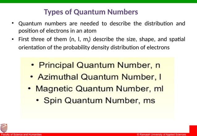 Session 5.pptx, chemistry, quantum numbers | PPT