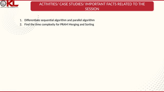 Design and analysis of algorithms-PRAM Alg | PPT