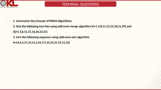 Design and analysis of algorithms-PRAM Alg | PPT