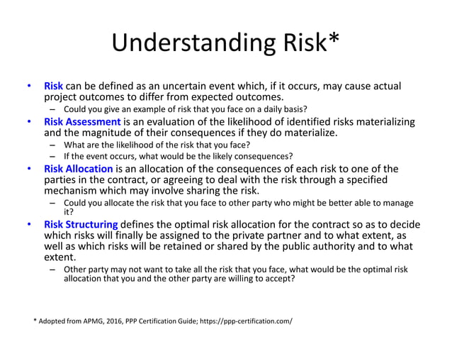 Understanding Basic Risk Management System - Session 5 Managing Project ...