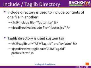 Session 5 : intro to jsp - Giáo trình Bách Khoa Aptech | PPT