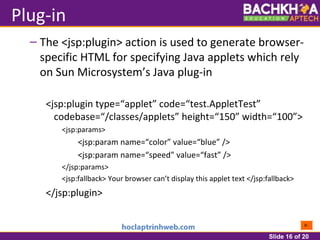 Session 5 : intro to jsp - Giáo trình Bách Khoa Aptech | PPT