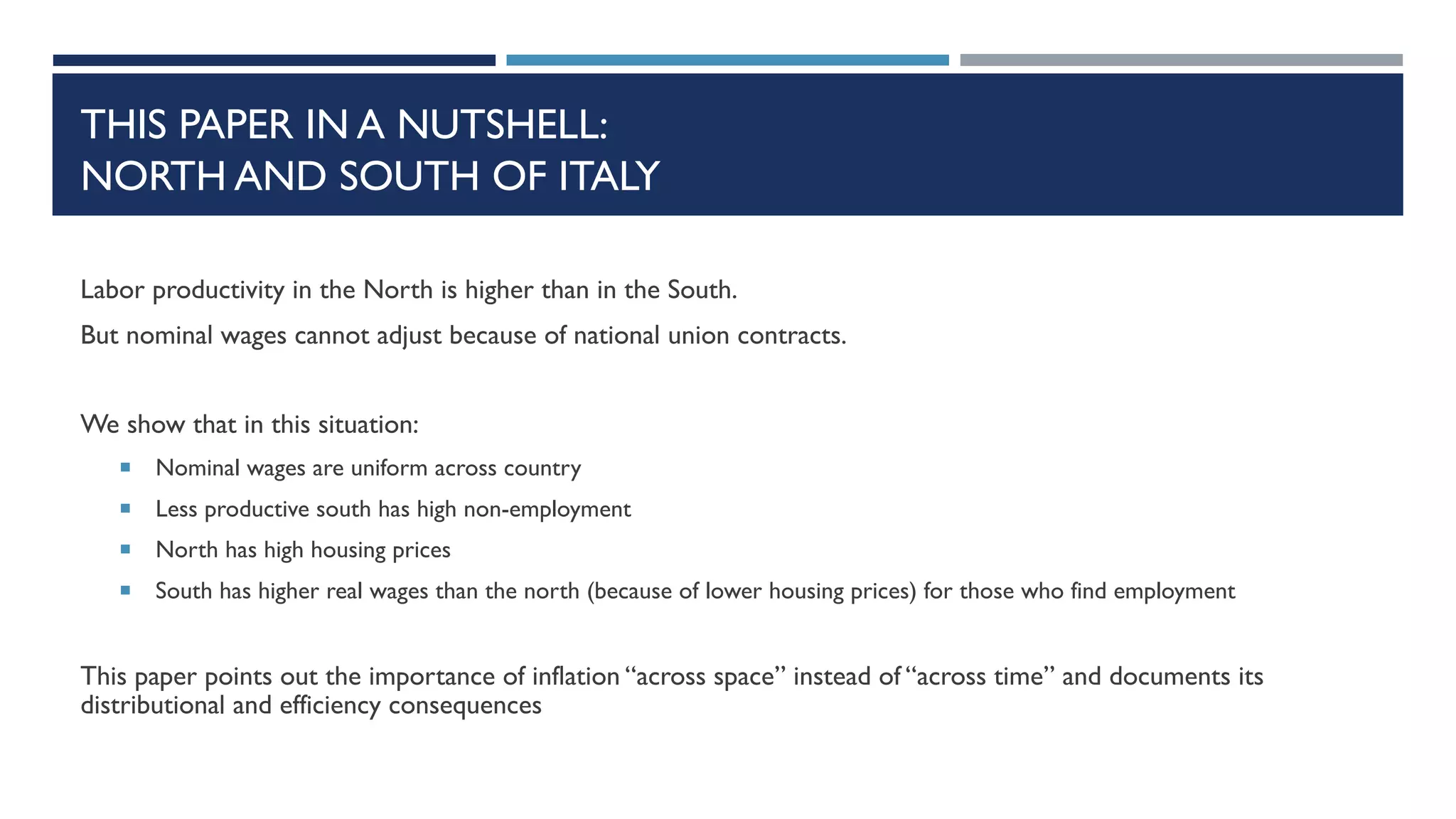 NATIONAL WAGE EQUALIZATION AND REGIONAL MISALLOCATION: EVIDENCE FROM ITALIAN AND GERMAN ...