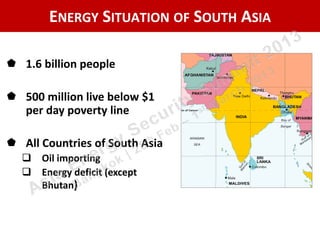 SAARC Energy Ring - a Vision to Promote Energy Security in South Asia | PDF