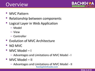 Session 5 : mvc - Giáo trình Bách Khoa Aptech | PPT