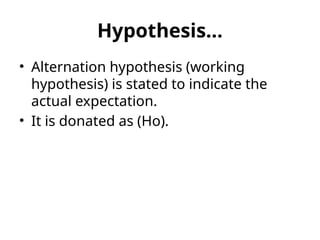 Session 5-Research Proposal Objectives, Hypothesis, Methodology, Work ...