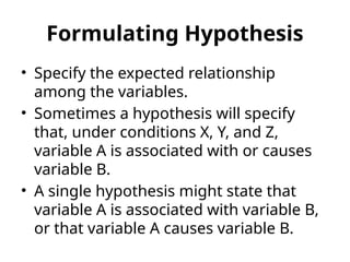 Session 5-Research Proposal Objectives, Hypothesis, Methodology, Work ...