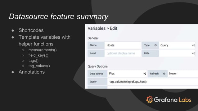 Using Grafana with InfluxDB 2.0 and Flux Lang by Jacob Lisi | PPT
