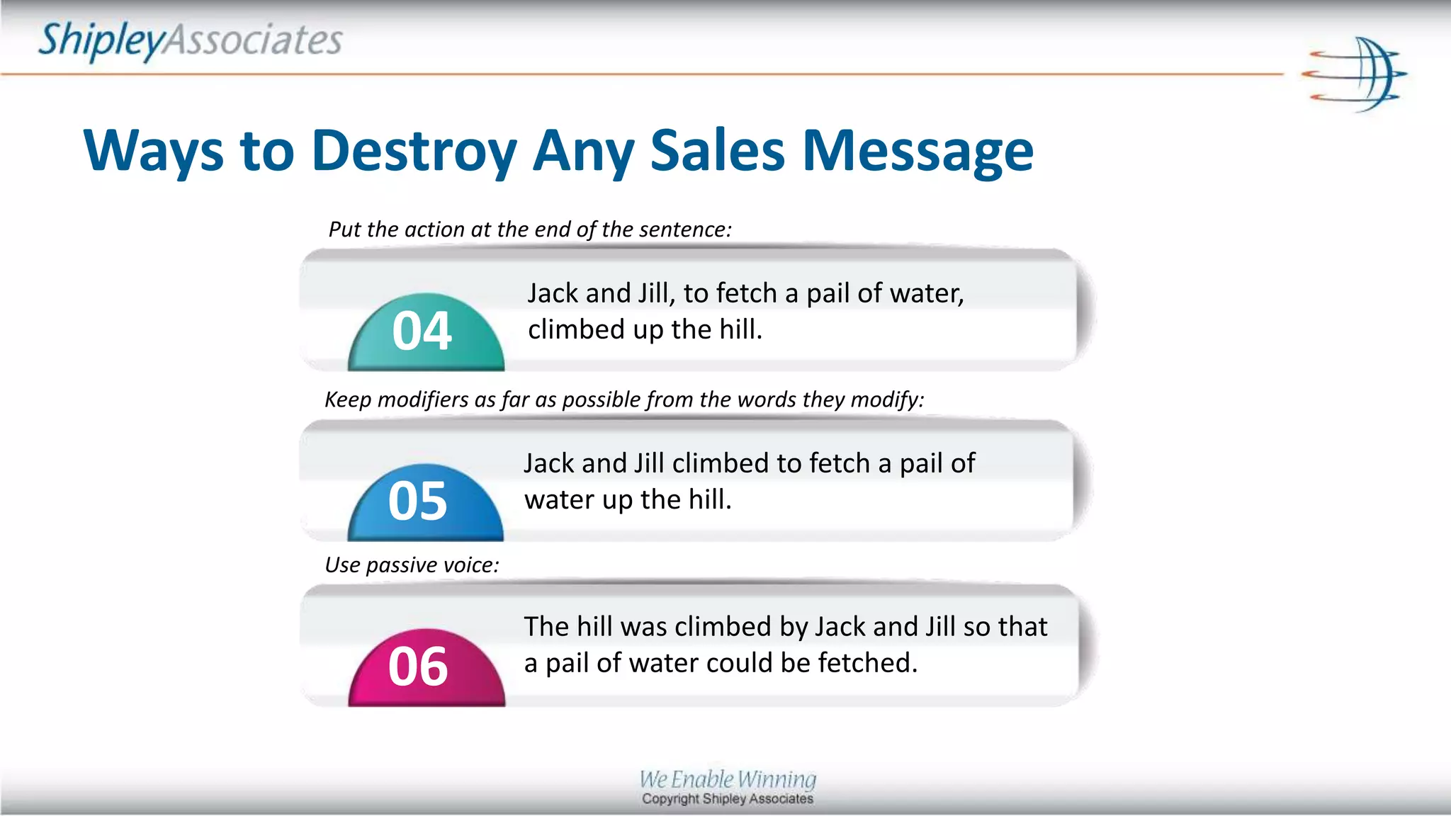 Session 5: Shipley Associates - 7 Pillars of Effective Proposals | PPTX